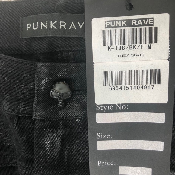 Punk Rave | Jeans | Rad Rare Punk Rave Jeans W Awesome Detail | Poshmark